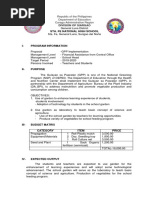 Deped School Inside A Garden (Siga) Program: Prepared By: Liza C ...