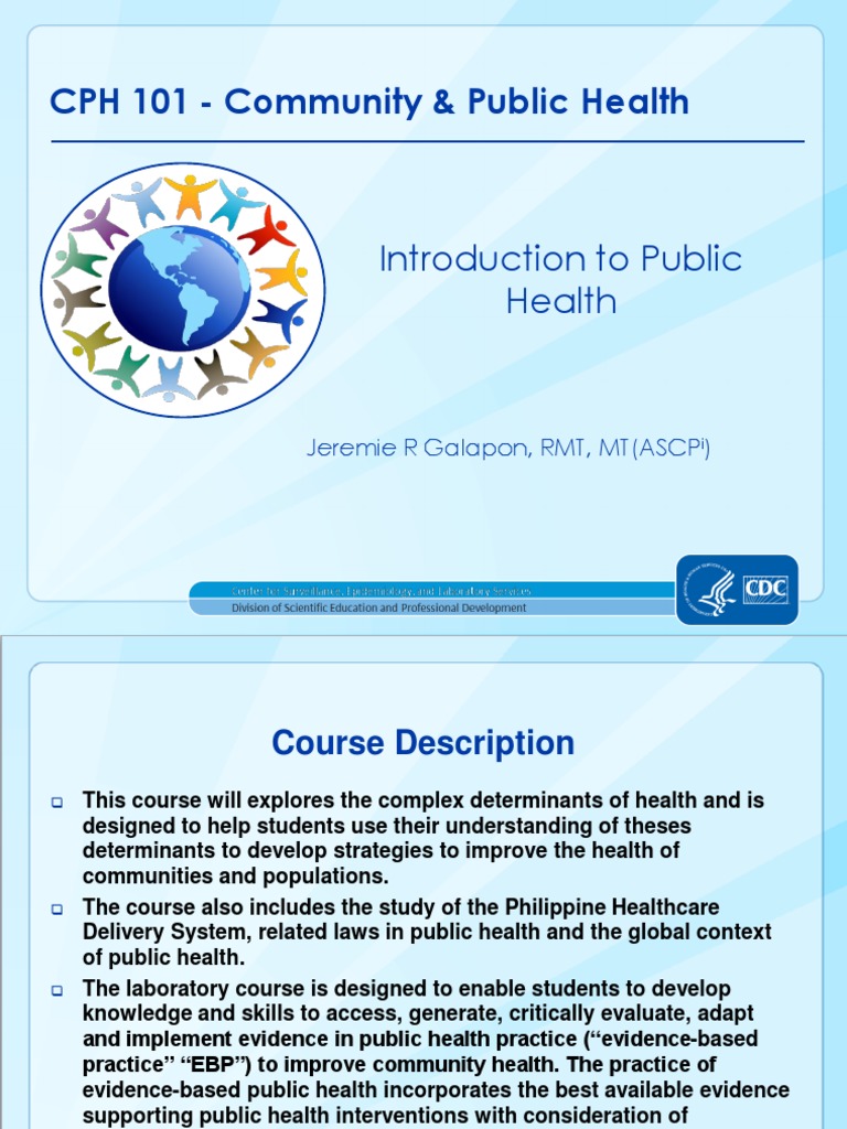 Introduction To Public Health | PDF | Public Health | Preventive Healthcare