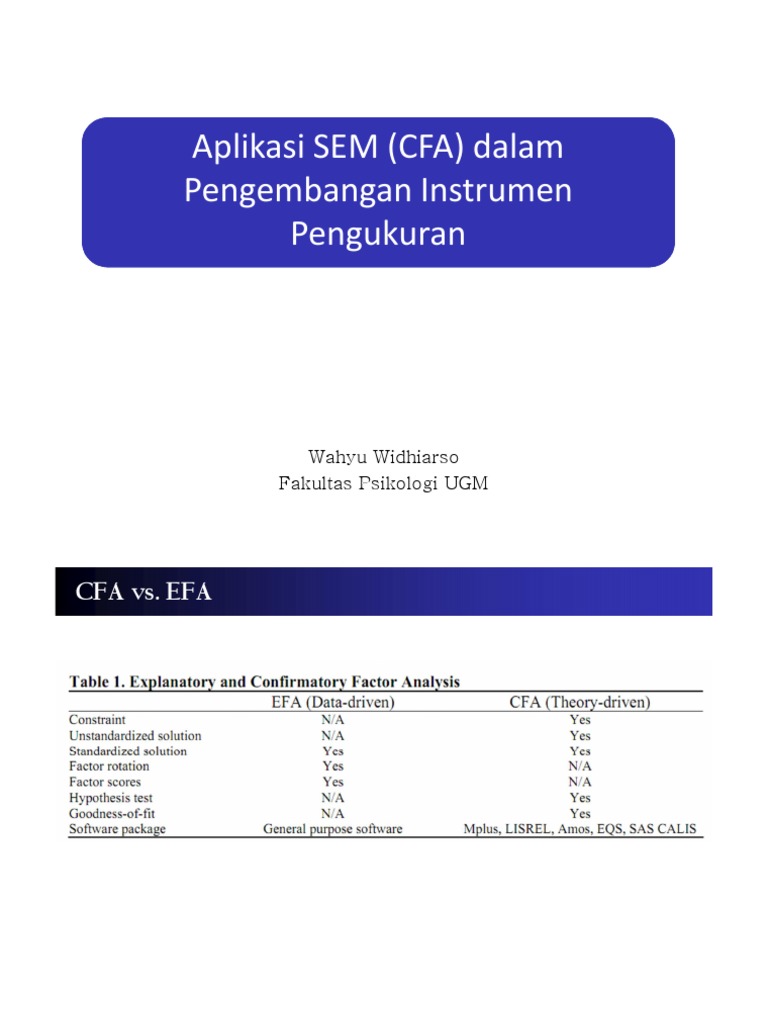 5 - Analisis Faktor Konfirmatori | PDF 5 - Analisis Faktor Konfirmatori | PDF