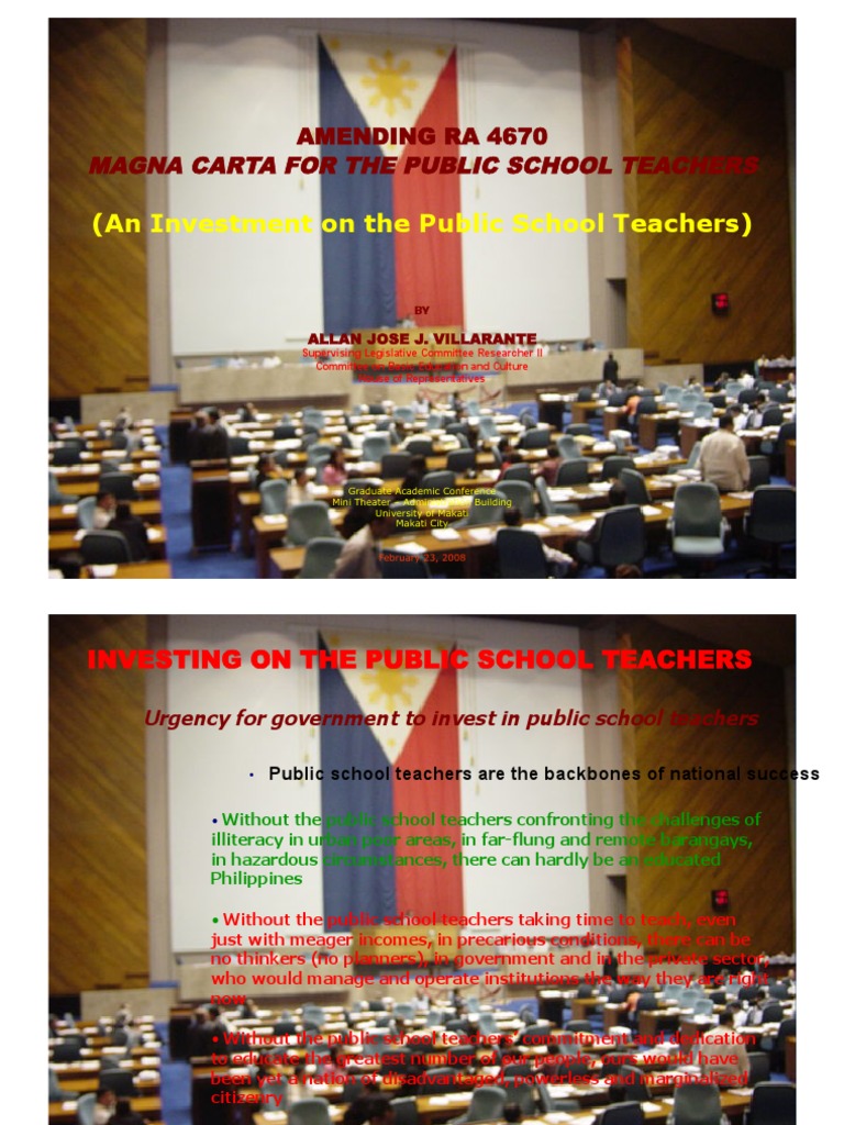 Amending Ra 4670 Magna Carta For The Pub PDF | PDF | Discrimination ...