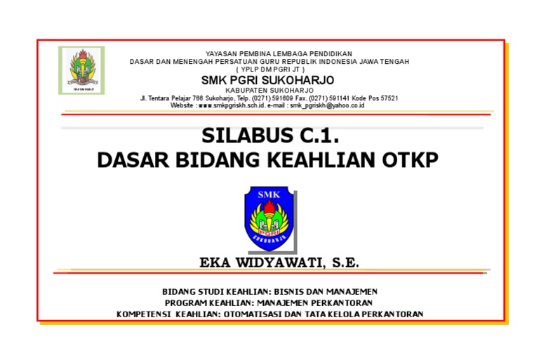 Cover Landscape Silabus | PDF