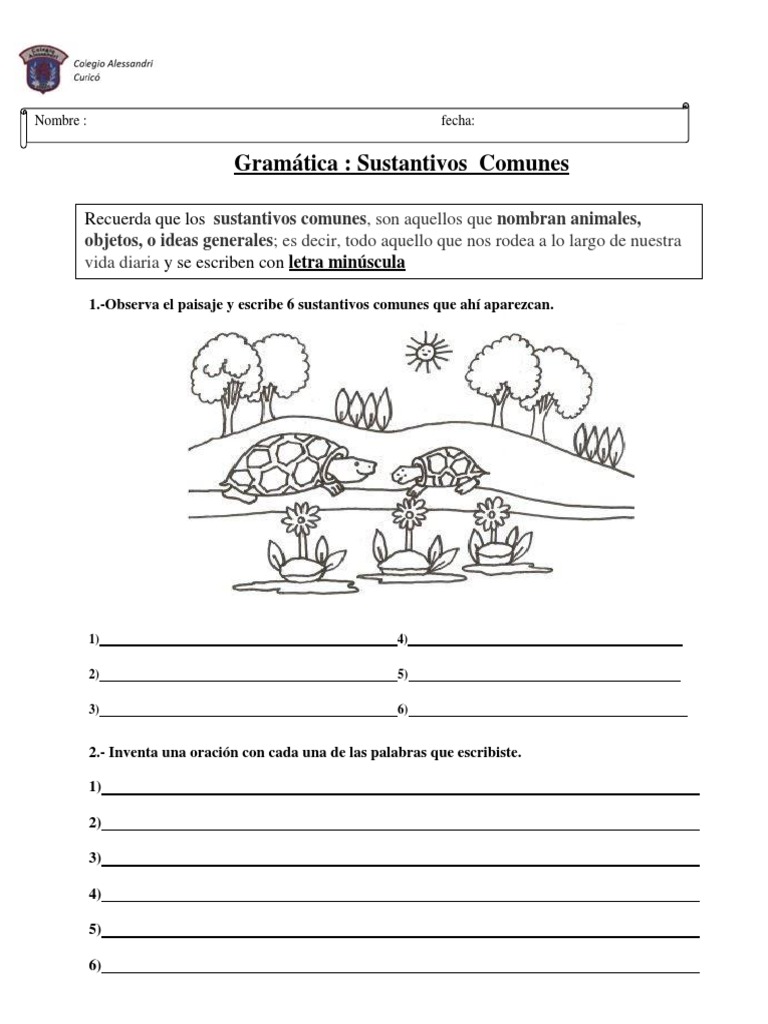 Guia de Sustantivos | PDF | Lingüística | Gramática