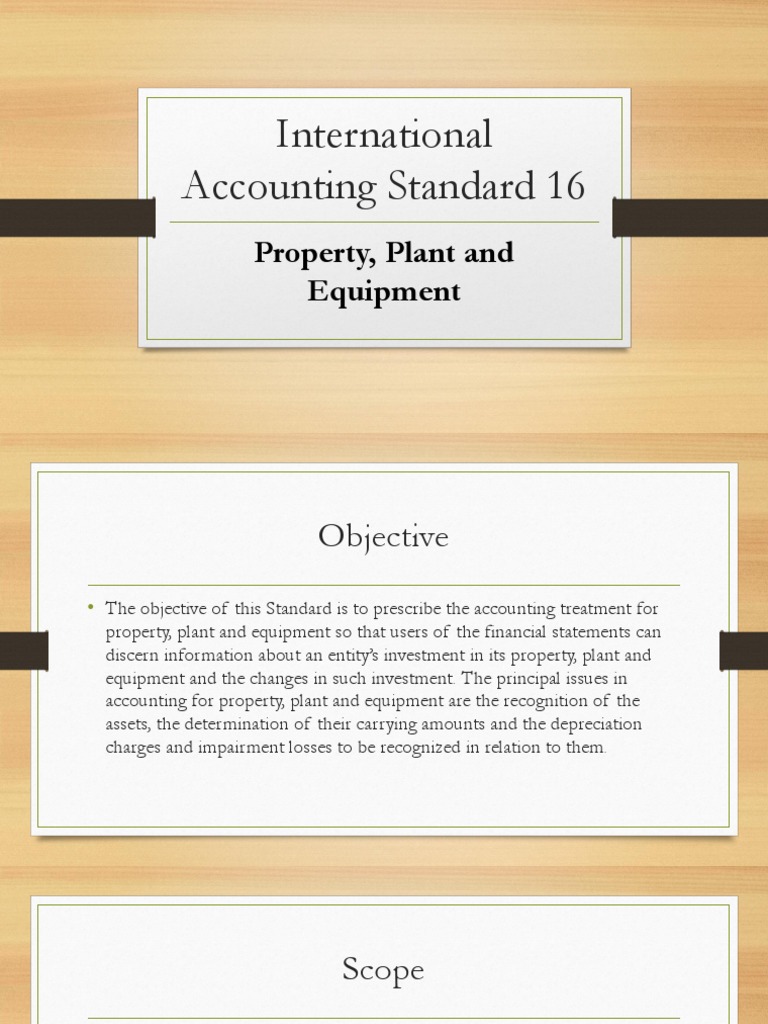 International Accounting Standard 16 | PDF | Fixed Asset | Depreciation
