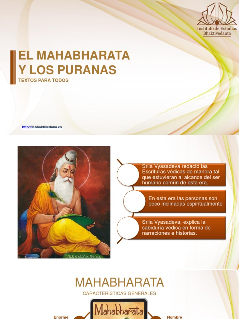 03-El Mahabharata y Los Puranas | PDF | Mahabharata | Puranas