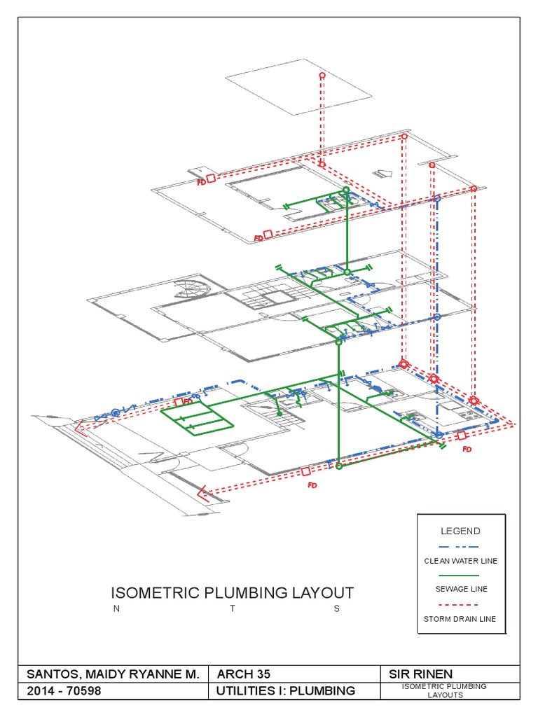 Isometric | PDF | Building Engineering | Civil Engineering