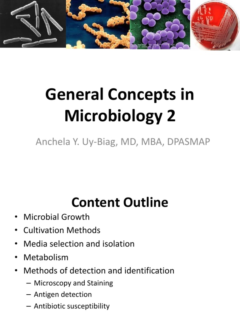 General Concepts in Microbiology 2 | PDF | Growth Medium | Bacteria