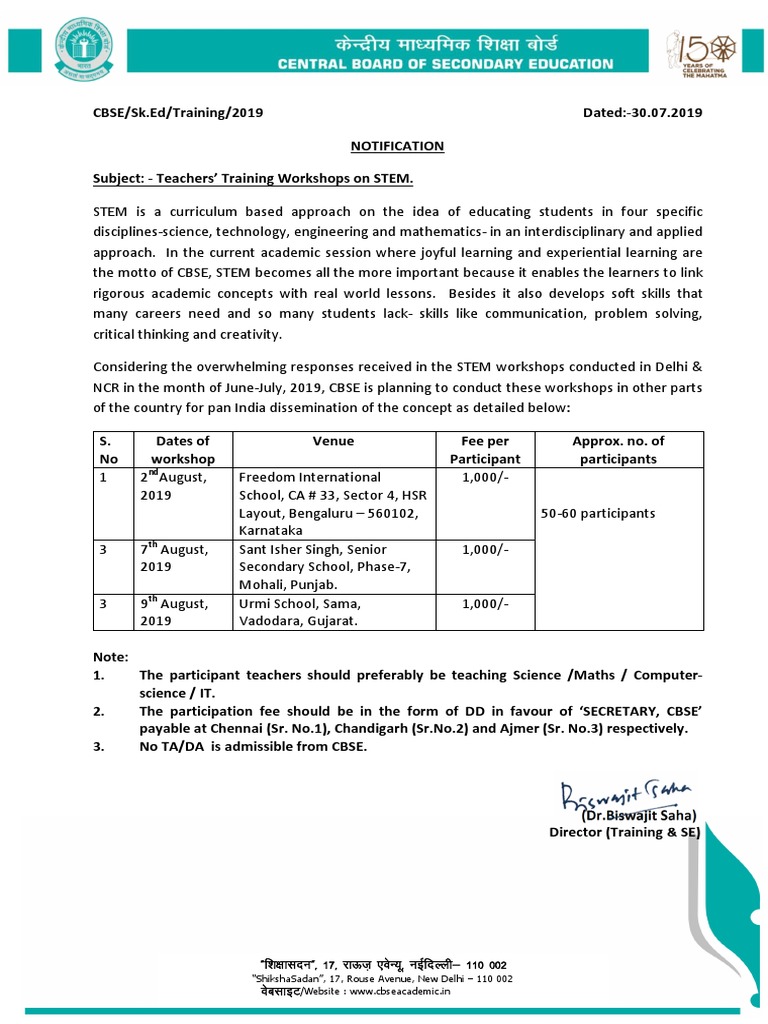 45 Notification 2019 PDF | PDF | Science, Technology, Engineering, And Mathematics | Teaching