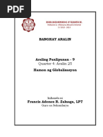 GRADE 10 Migrasyon Activity | PDF