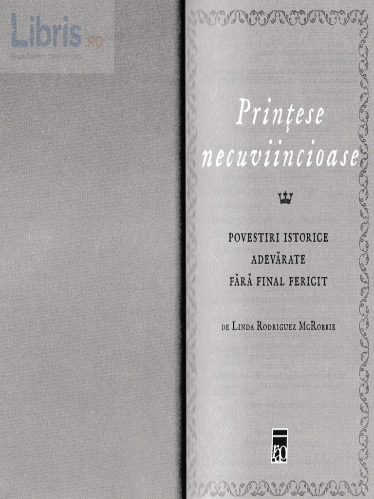 Printese Necuviincioase - Linda Rodriguez McRobbie PDF | PDF