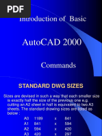 AutoCAD Commands Cheat Sheet | PDF