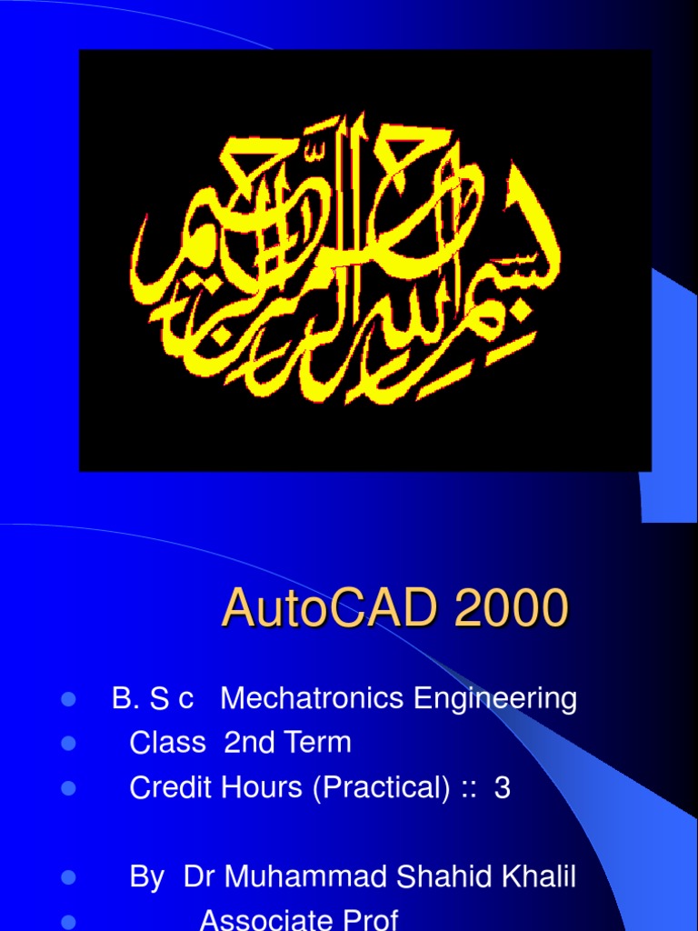ACAD01 | PDF | Auto Cad | Menu (Computing)