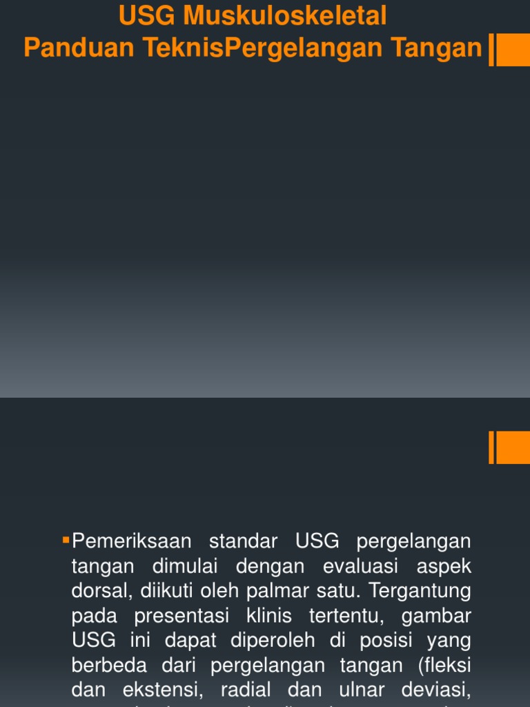 USG Muskuloskeletal Wrist | PDF