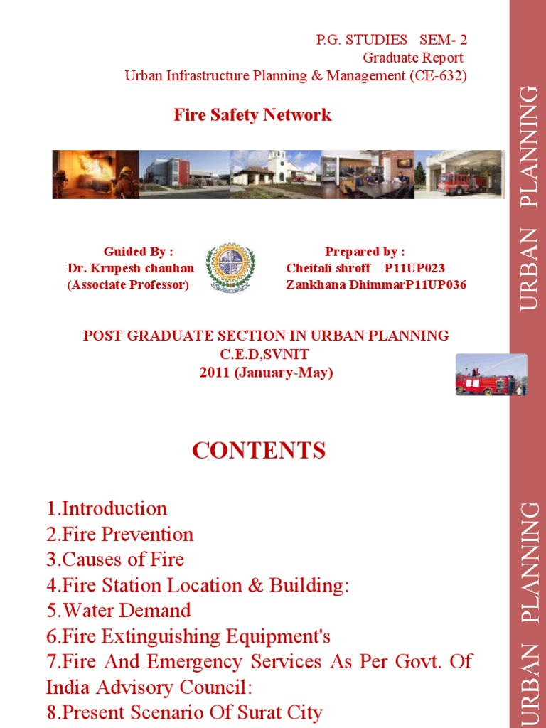 Fire Safety Network: P.G. Studies Sem-2 Graduate Report Urban ...