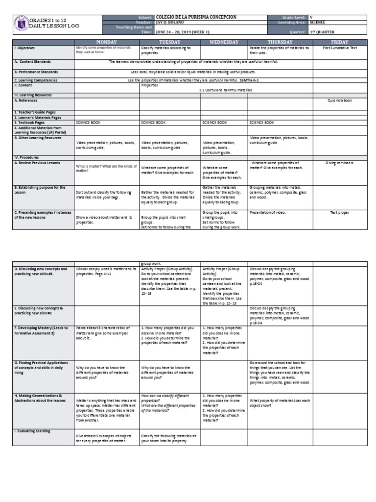 Classify Materials According to Properties | PDF | Composite Material ...
