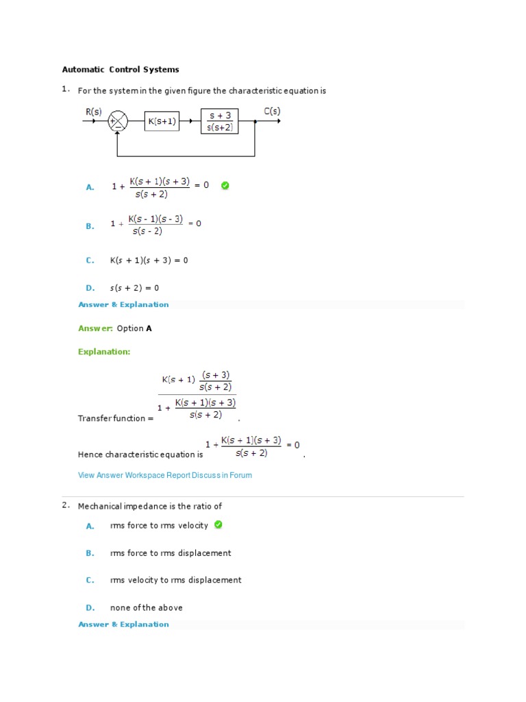 Automatic Control Systems PDF | PDF | Telecommunications Engineering ...