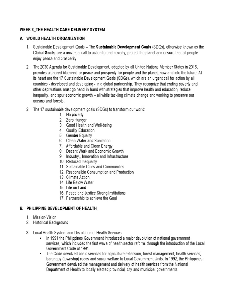 Topic 3 - Health Care Delivery System | PDF | Preventive Healthcare ...