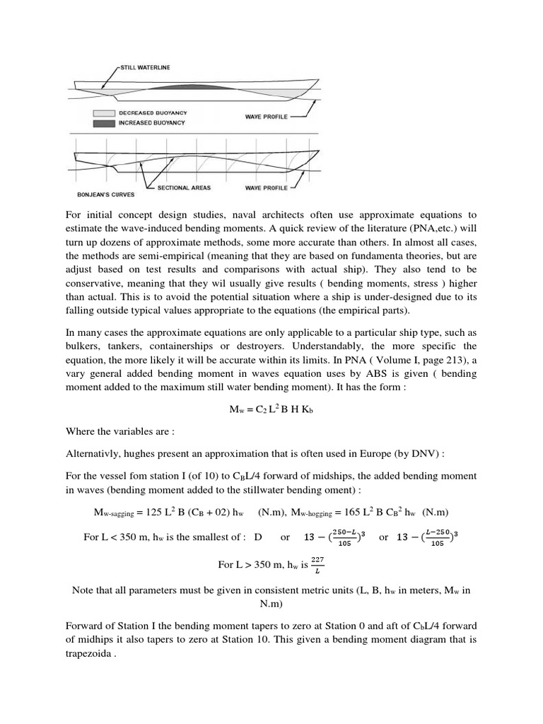 Ship Structure | PDF | Bending | Beam (Structure)