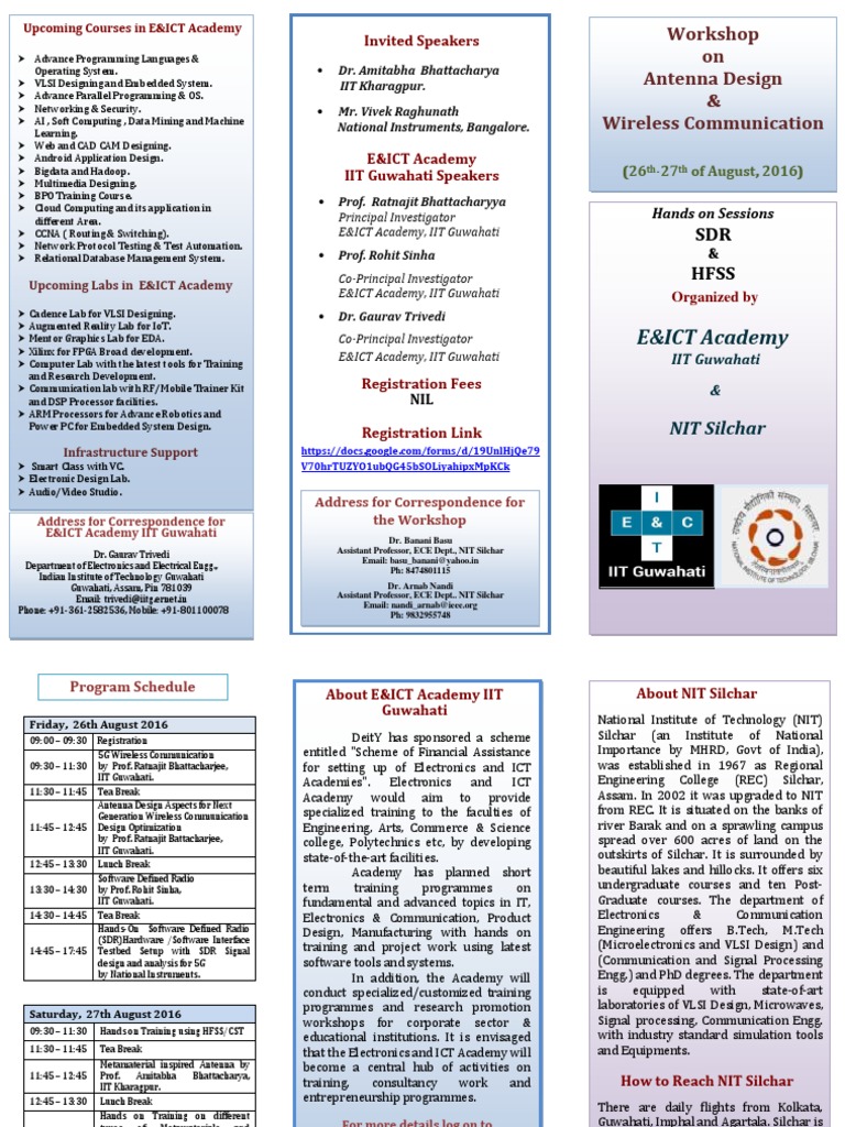 Antenna Design & Wireless Workshop 2016 | PDF | Software Defined Radio ...