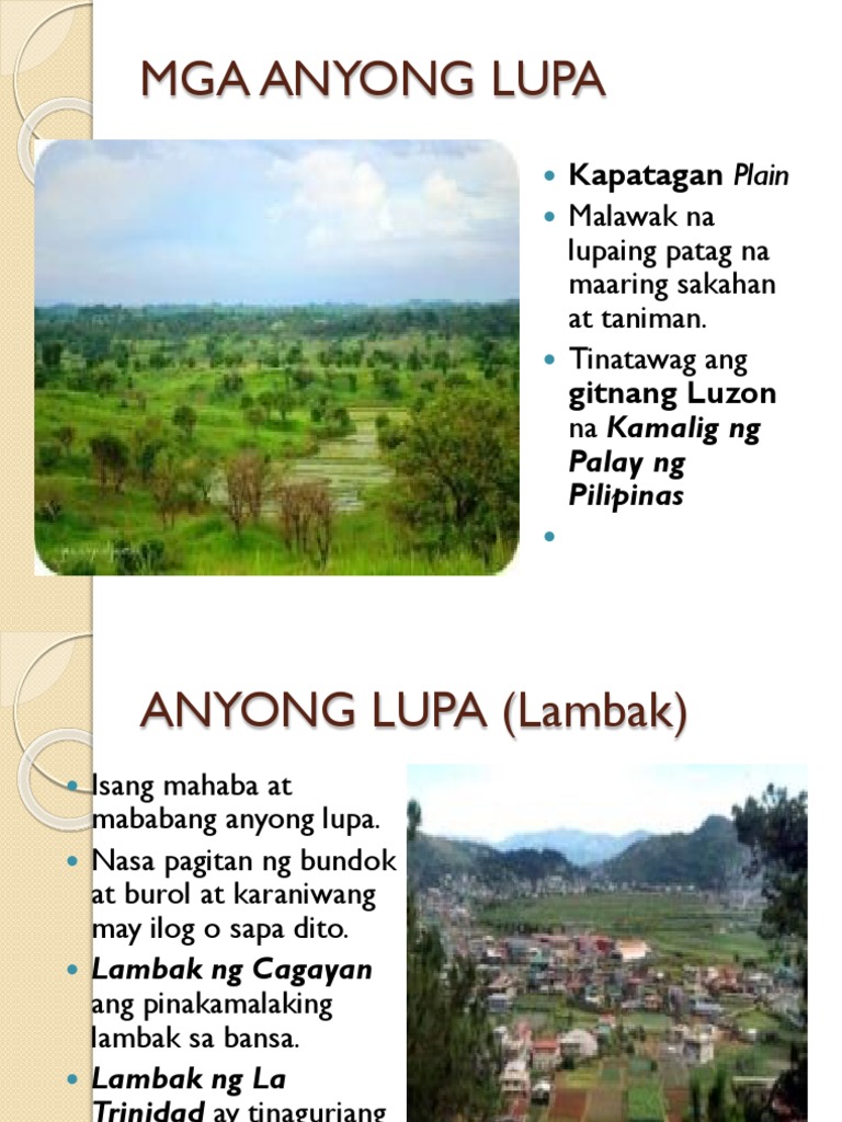 Anyong Lupa | PDF