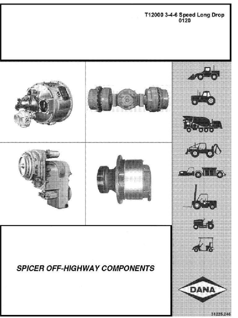 Clark Hurth T12000-Service-Manual PDF | PDF