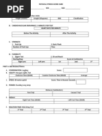DepED PFT Score Card | PDF | Body Mass Index | Physical Exercise