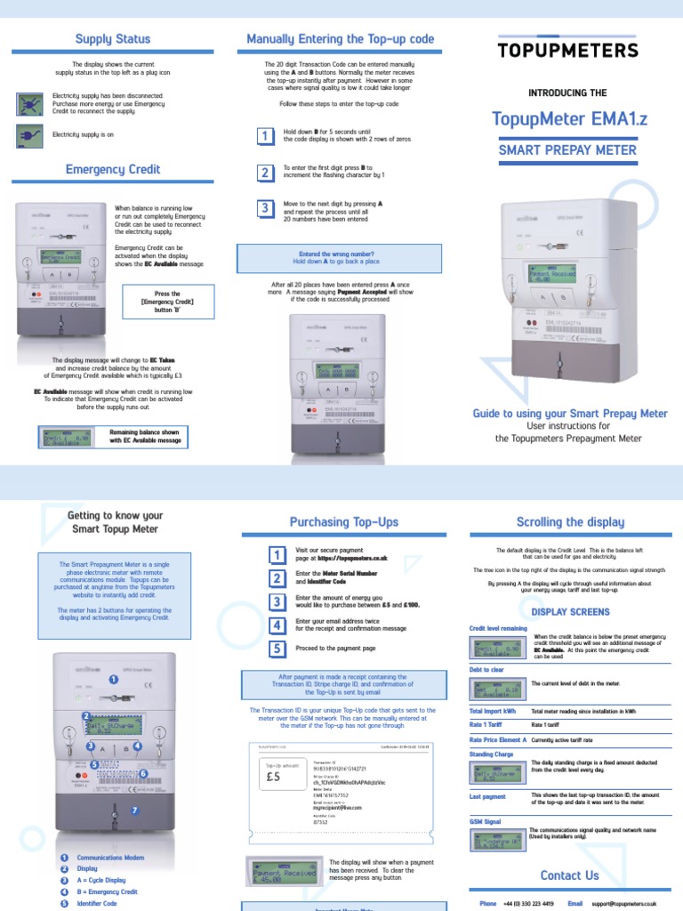 Topupmeters Consumer Guide | PDF | Payments | Telecommunications