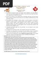 Math Kangaroo Practice Problems (Grades 1-8) | PDF | Geometry ...