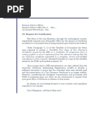 Request Letter For Bir | PDF