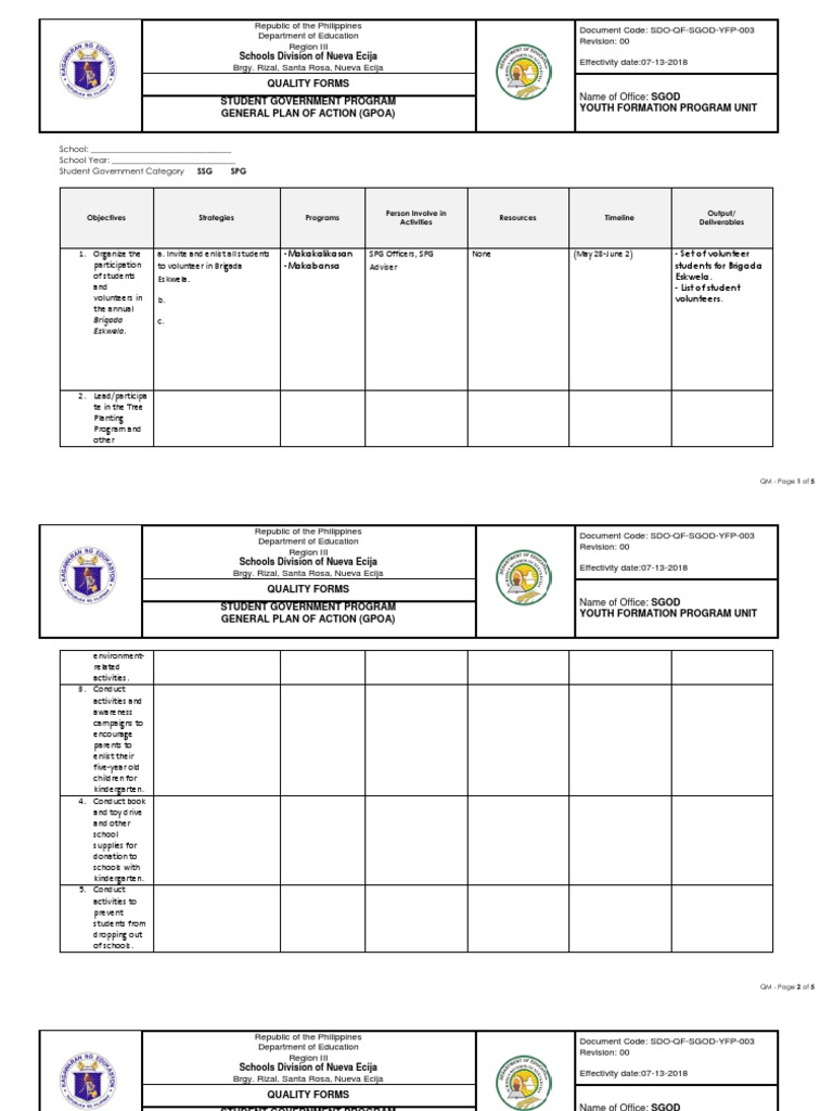 GPOA-SSG-Sample-1.docx | Learning | Behavior Modification