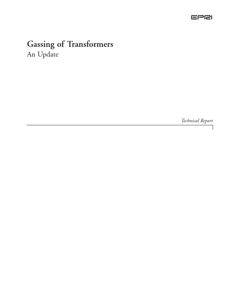 Gassing of Transformers | PDF | Gas Chromatography | Gases
