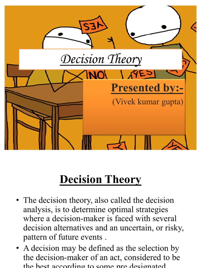 Decision Theory | Algorithms | Teaching Mathematics