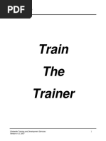 Train The Trainer | PDF | Learning Styles | Educational Assessment