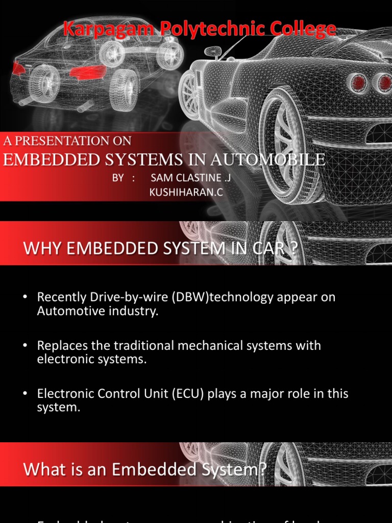 Embedded System in Automobile Vehicles | PDF | Waymo | Embedded System