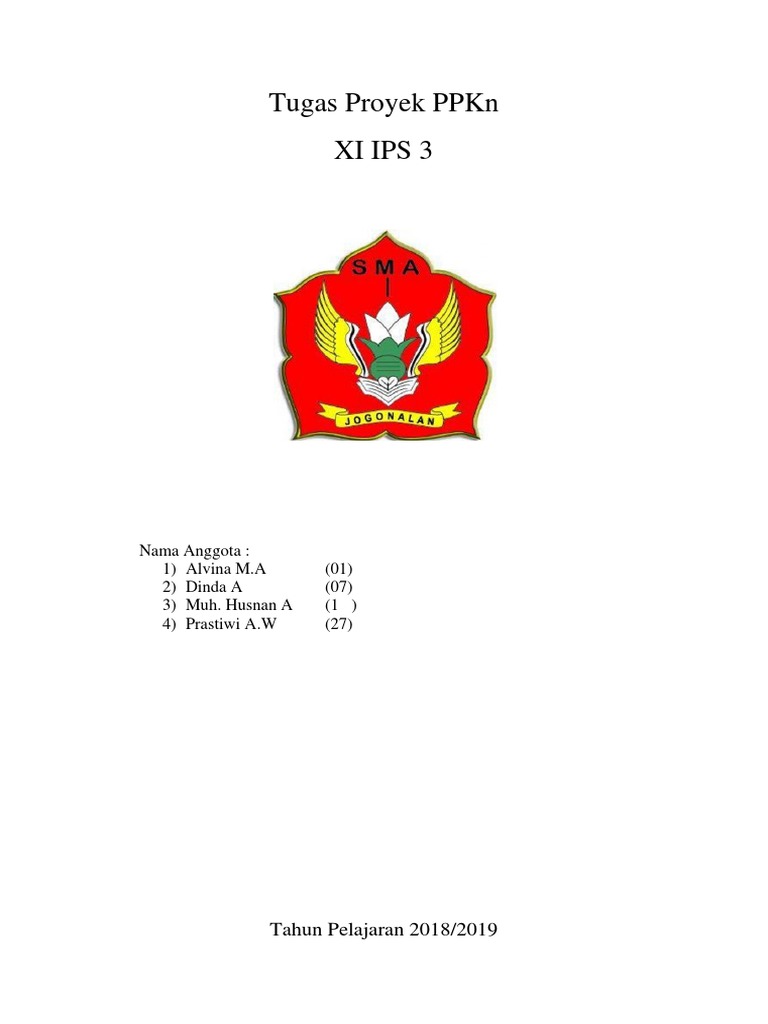 Tugas Proyek PPKN | PDF