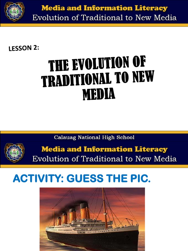 Media and Information Literacy-Lesson 2 | PDF | Information Age ...