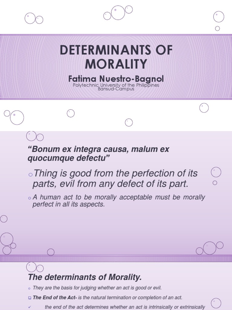 Determinants of Morality | PDF | Ten Commandments | Murder