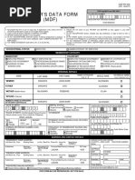 SSS Member Data Form (MDF) Overview | PDF | Government | Government And ...
