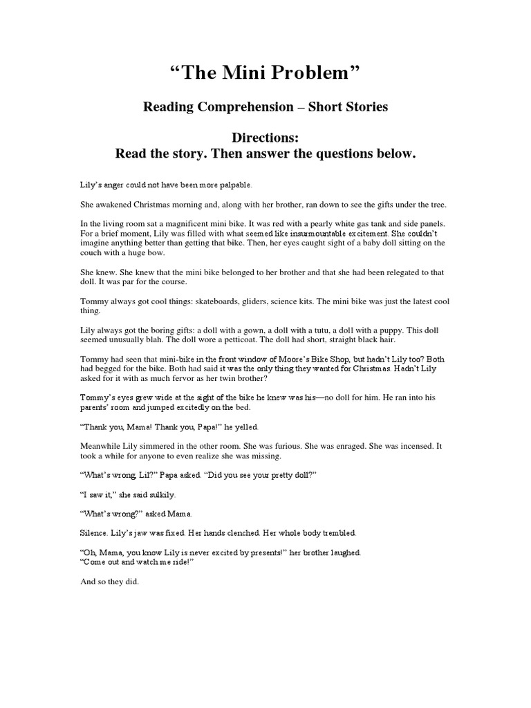 The Mini Problem | PDF