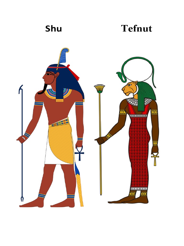 Dioses Egipcios: Shu, Tefnut, Geb, Nut, Sekhmet, Hathor, Hapi | PDF