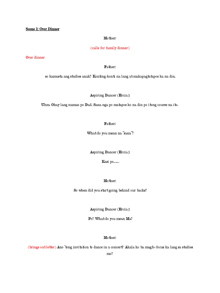  Calls For Family Dinner Over Dinner PDF