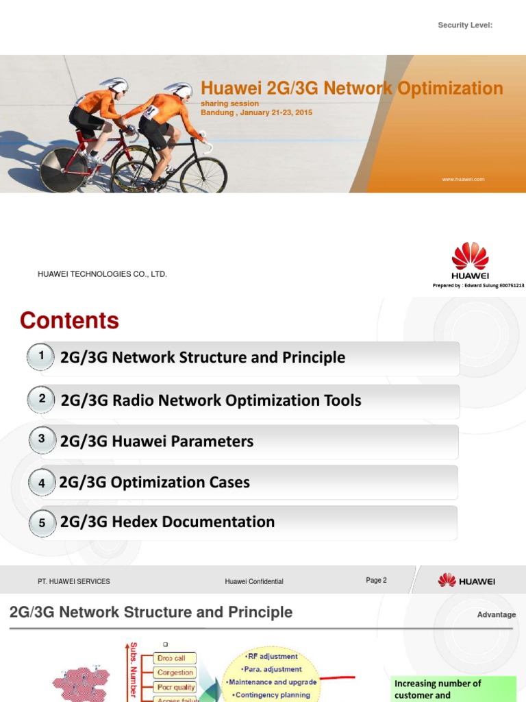 Huawei 2G/3G Network Optimization: Sharing Session Bandung, January 21-23, 2015 | PDF | High ...