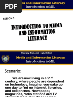MIL Curriculum Guide | PDF | Mass Media | Media (Communication)