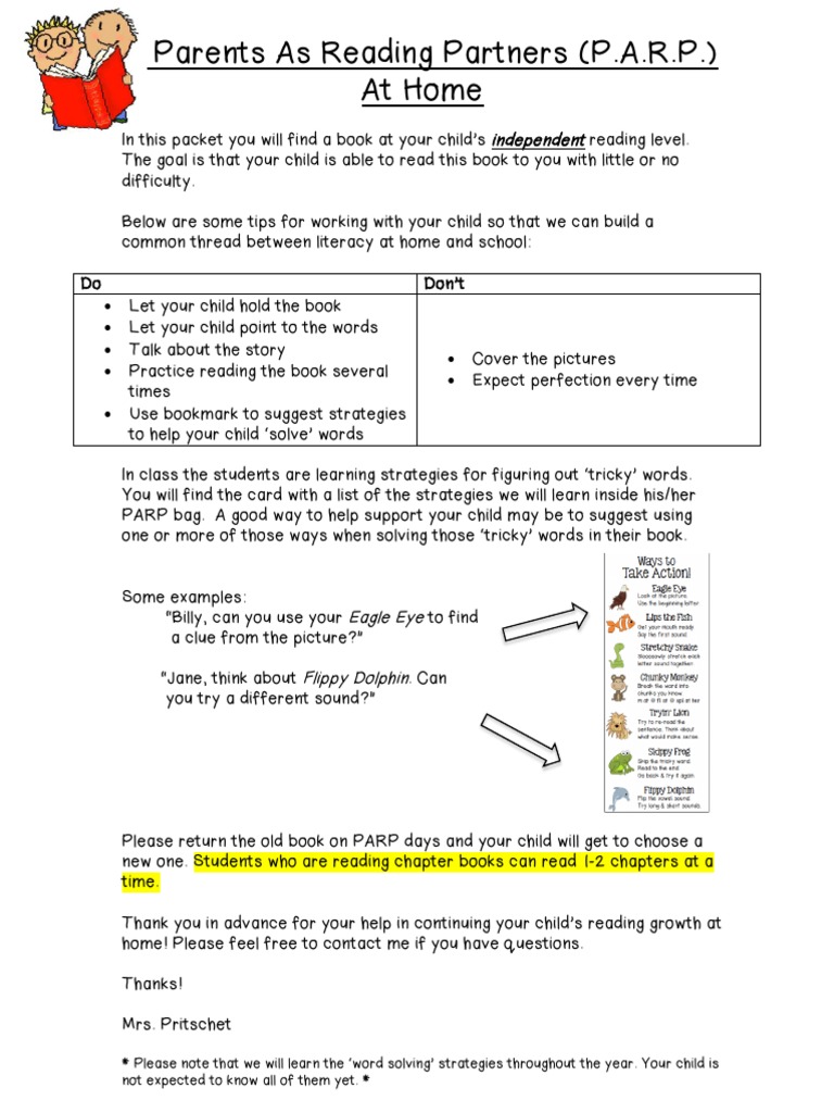 Parp Letter Home | PDF