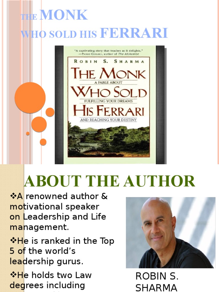 The Monk Who Sold His Ferrari | PDF