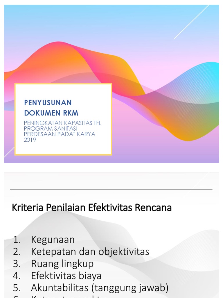 Penyusunan Dokumen RKM - Evi | PDF