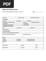 Water Leak Test Report Sample | PDF