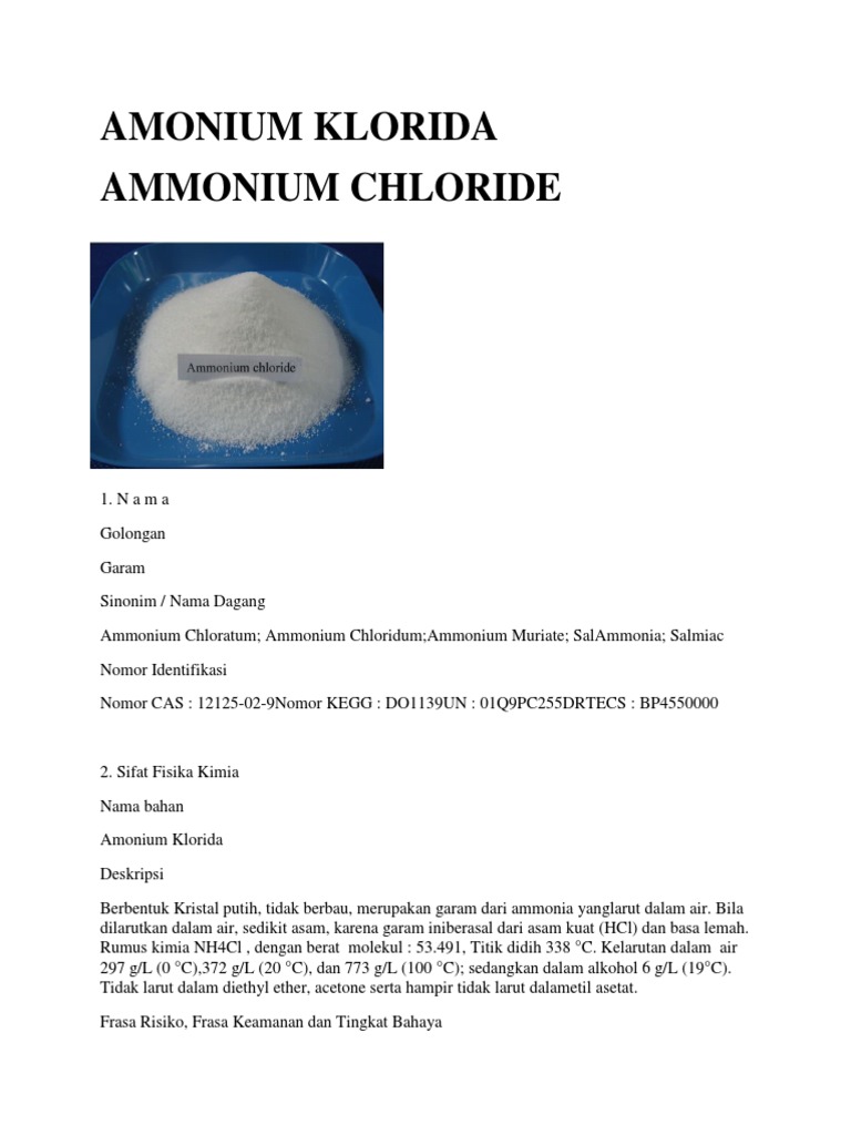 Print MSDS Kimia | PDF | Kesehatan Holistik | Sains & Matematika
