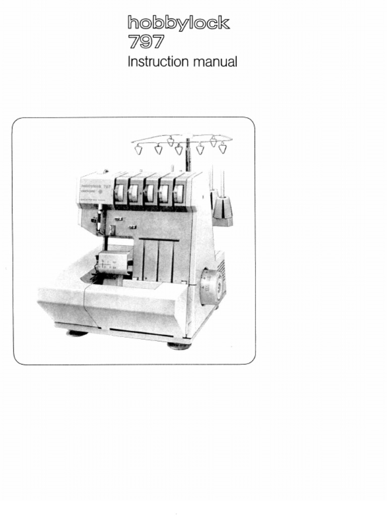 Hobbylock 797 Manual en | PDF | Sewing | Seam (Sewing)