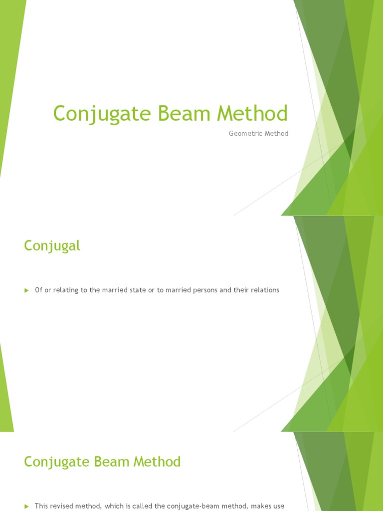 Conjugate Beam Method | PDF | Analysis | Materials Science