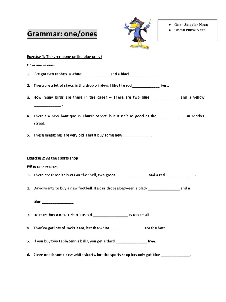 Exercises One and Ones | PDF